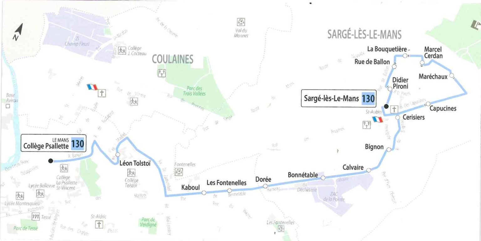 Bus SETRAM - ALEOP - Ville de Sargé-lès-Le Mans, Sarthe (72)