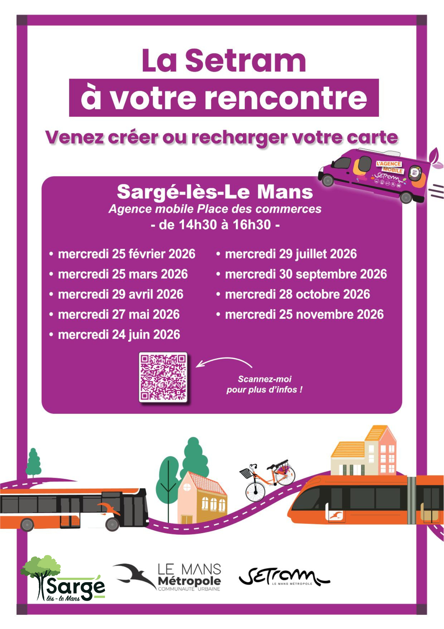 LA SETRAM À VOTRE RENCONTRE 2026 SUR SARGÉ-LÈS-LE MANS - Ville de Sargé ...